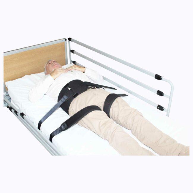 Contention, ceinture ventrale, attache chevilles et poignets. SOS MAD