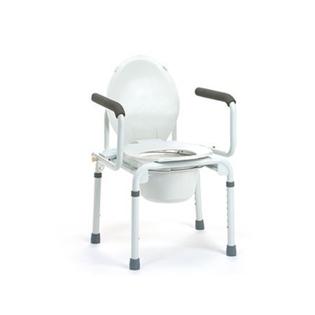 Chaise percée fixe à roulettes ou pliantes et XL. Médical santé